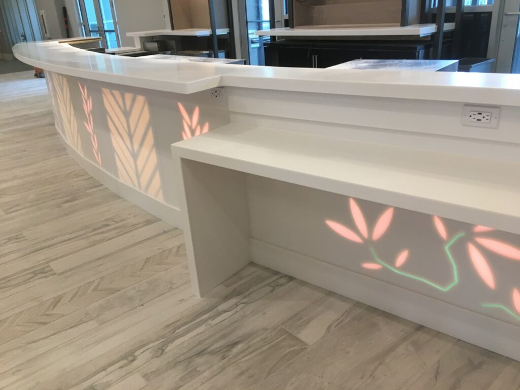 Unique Quartz Countertops - Orlando Commercial Projects